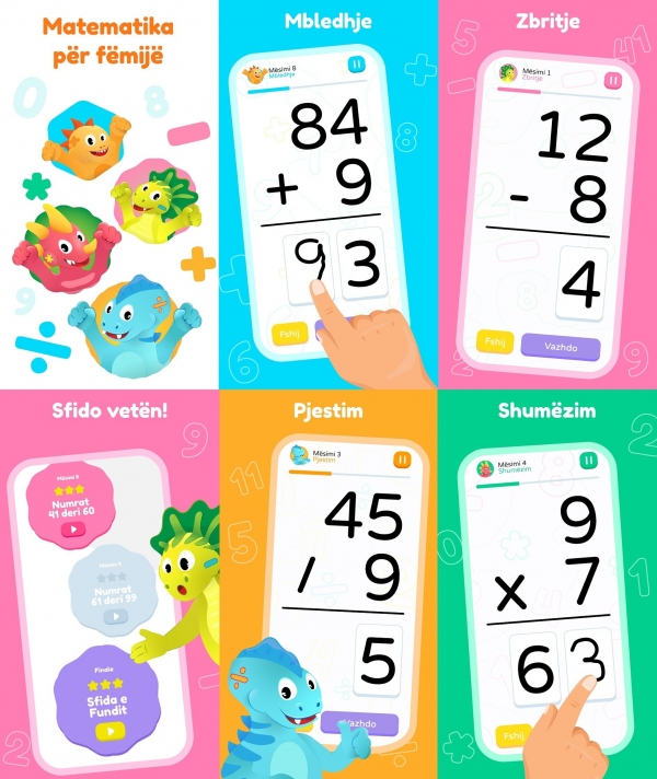Matematika për fëmijë, tani në AppStore dhe PlayStore - Teknologji ...